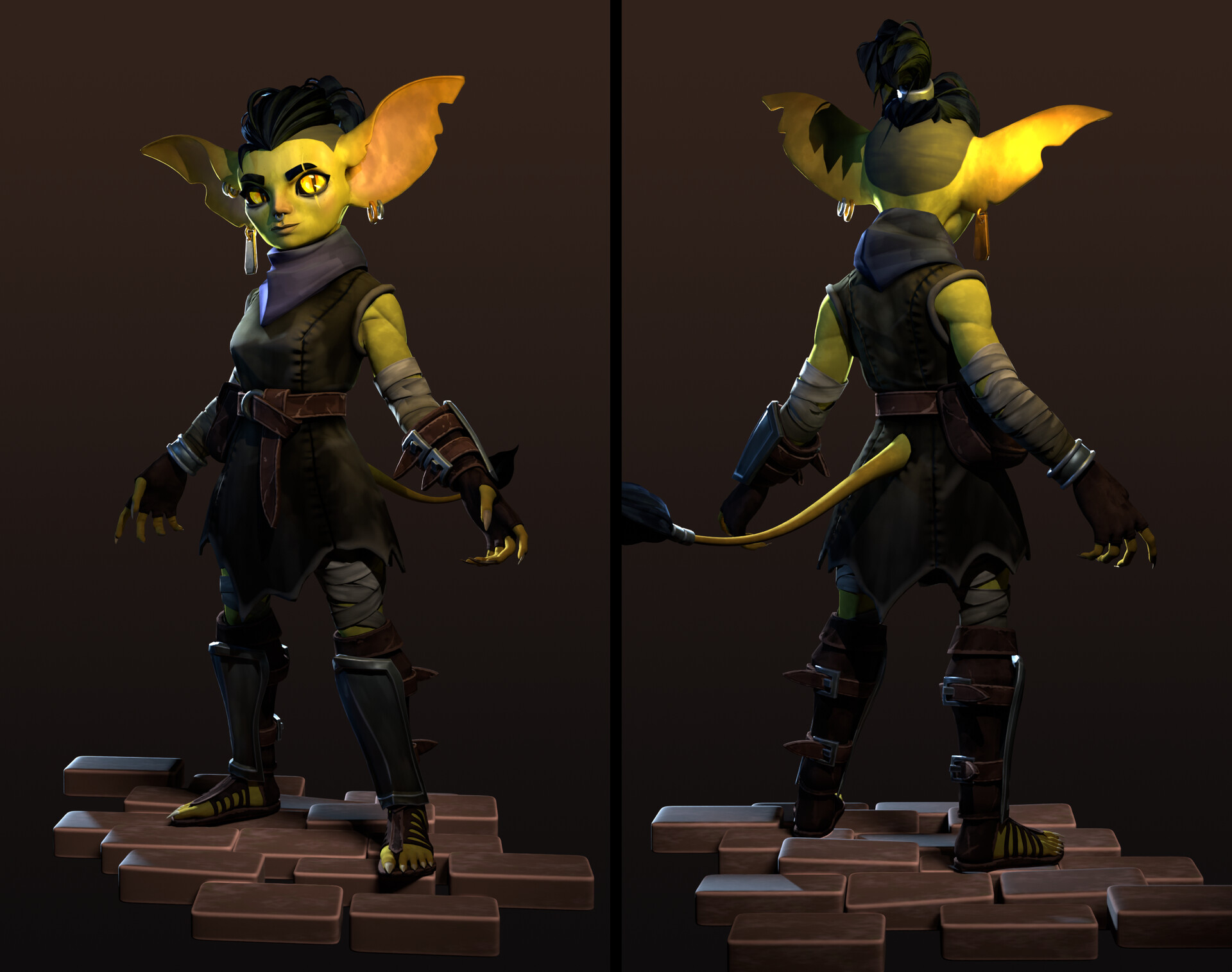 Isak ZIllén - Stylized Goblin Rogue
