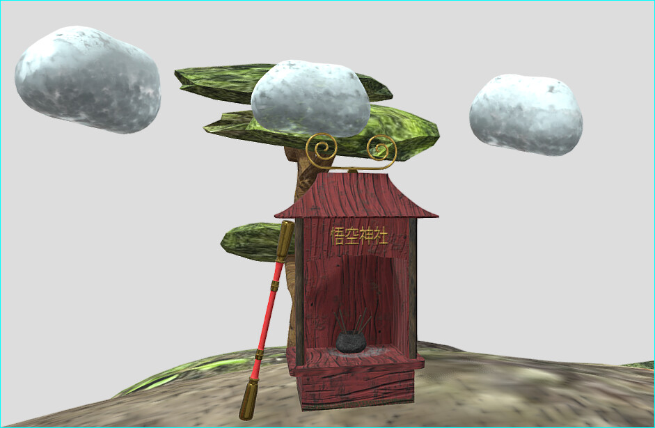ArtStation - Sun Wukong's Hilltop Shrine