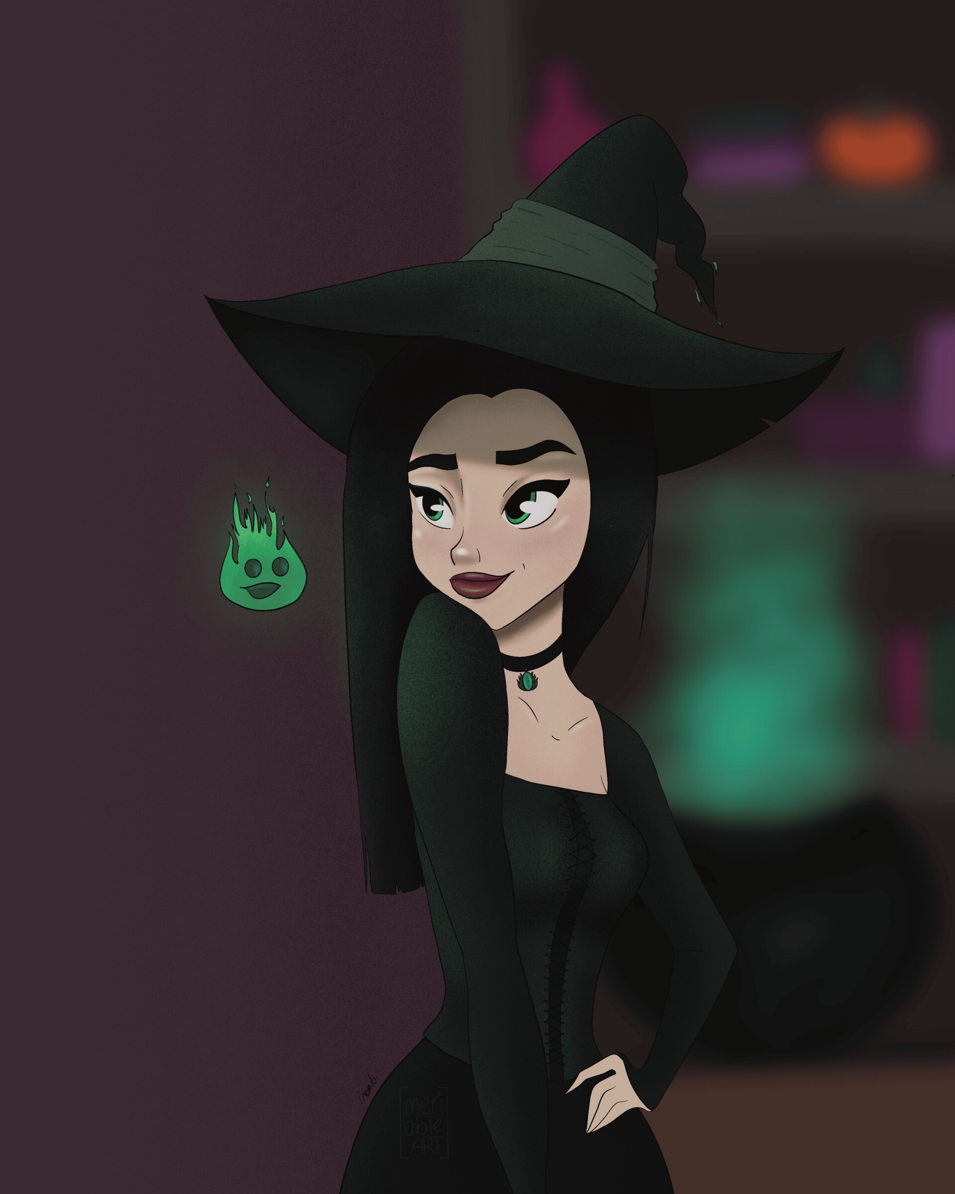 ArtStation - Disney Style Witch