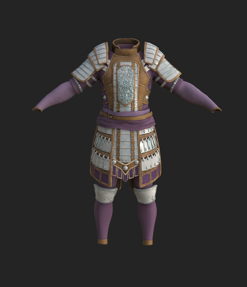 ArtStation - Adamantine Armor from Baldur's Gate 3