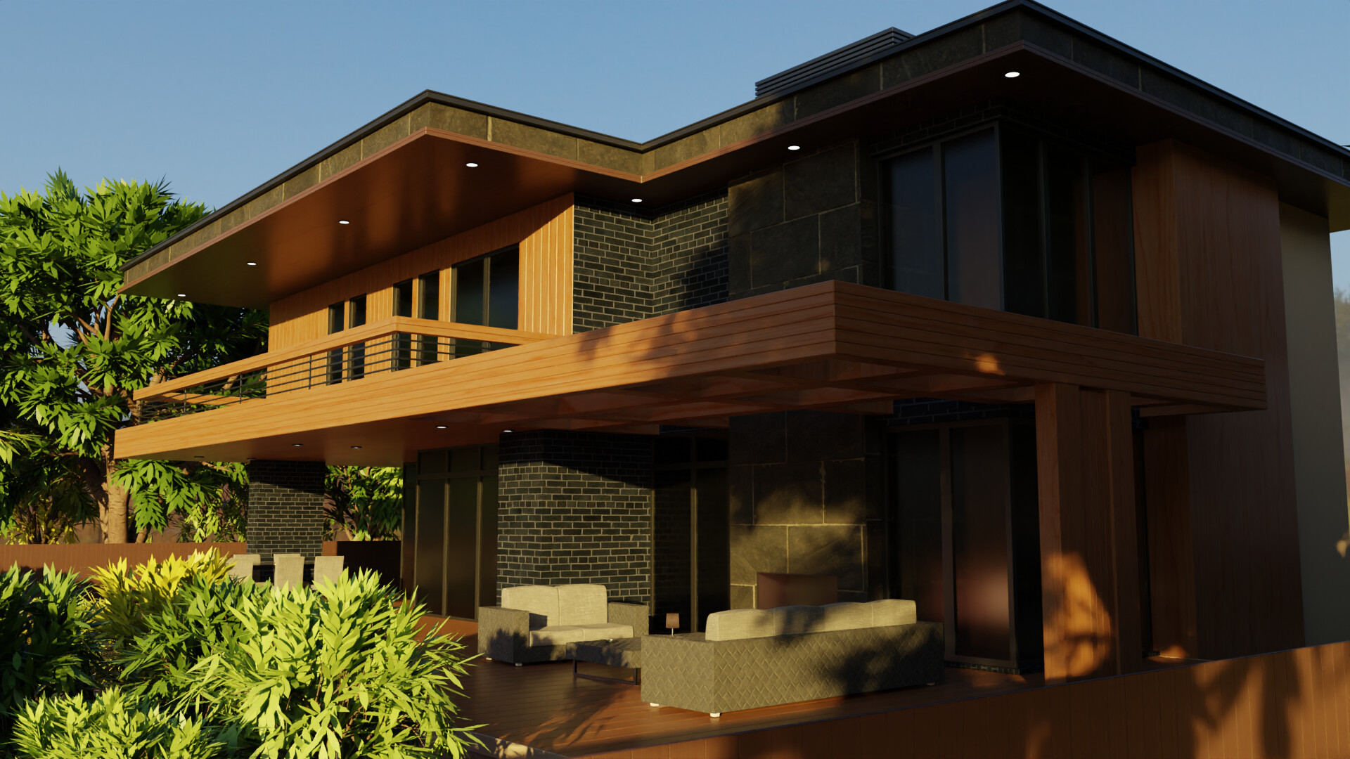 ArtStation - Modern House 3D Model and Render