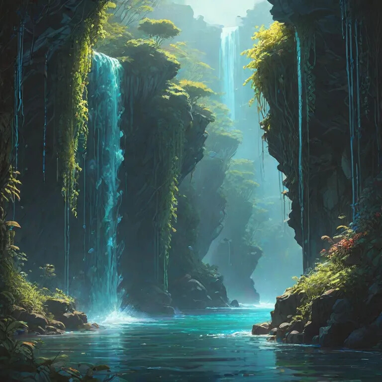 ArtStation - Waterfall