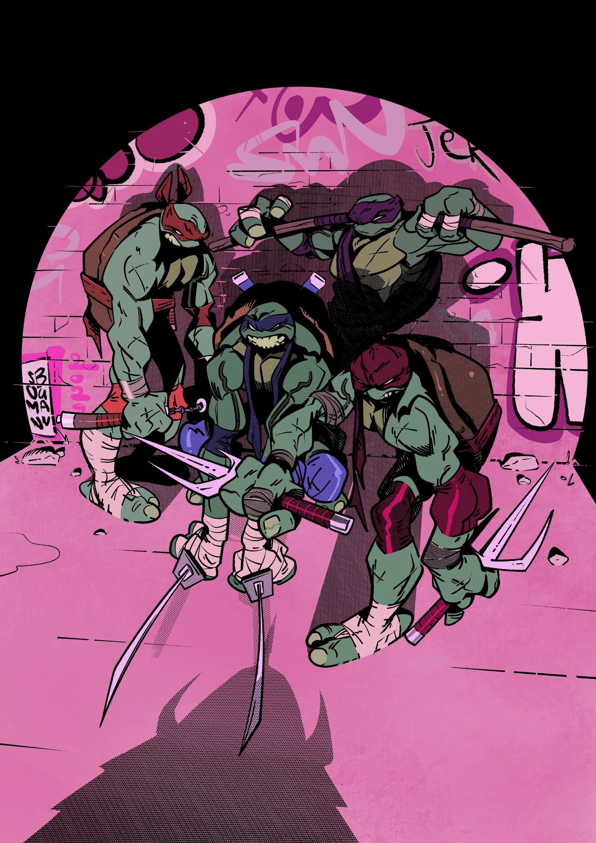 ArtStation - TMNT illustration