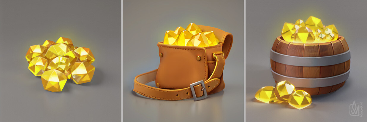 ArtStation - Props for game