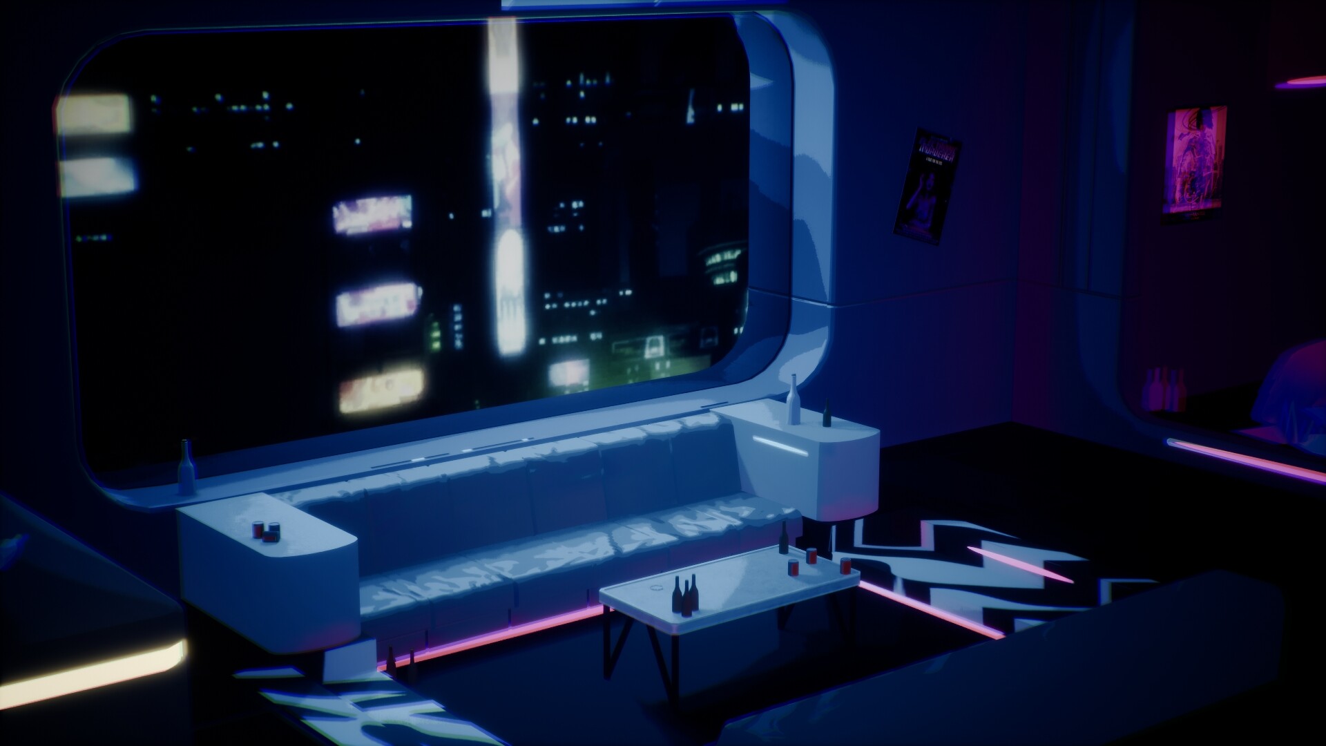 ArtStation - Lucy's Apartment (Cyberpunk Edgerunners)