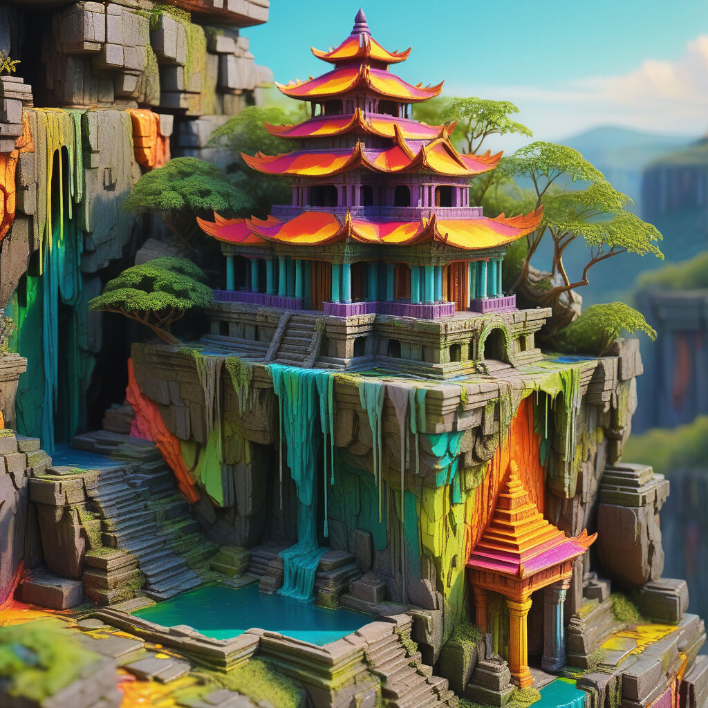 ArtStation - 3d temple model