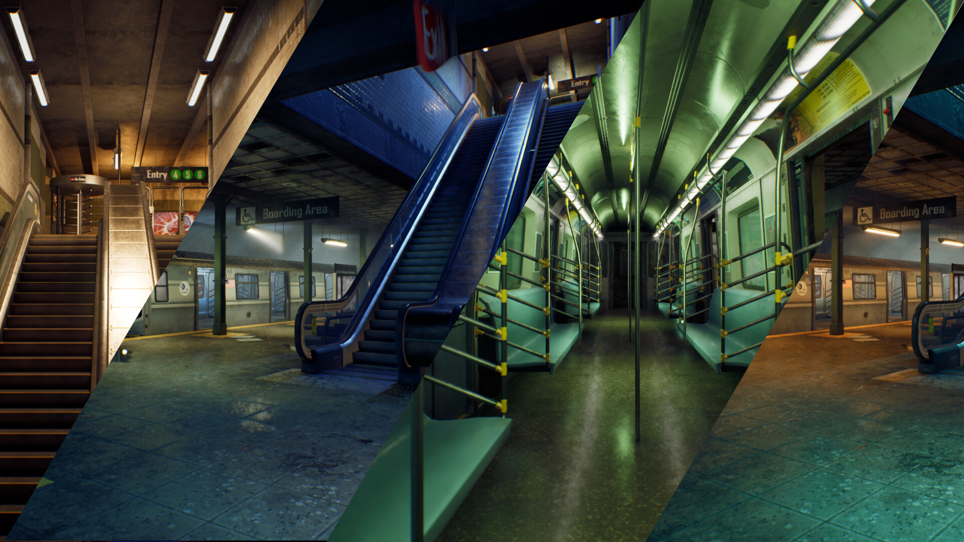 ArtStation - UE5 - Subway