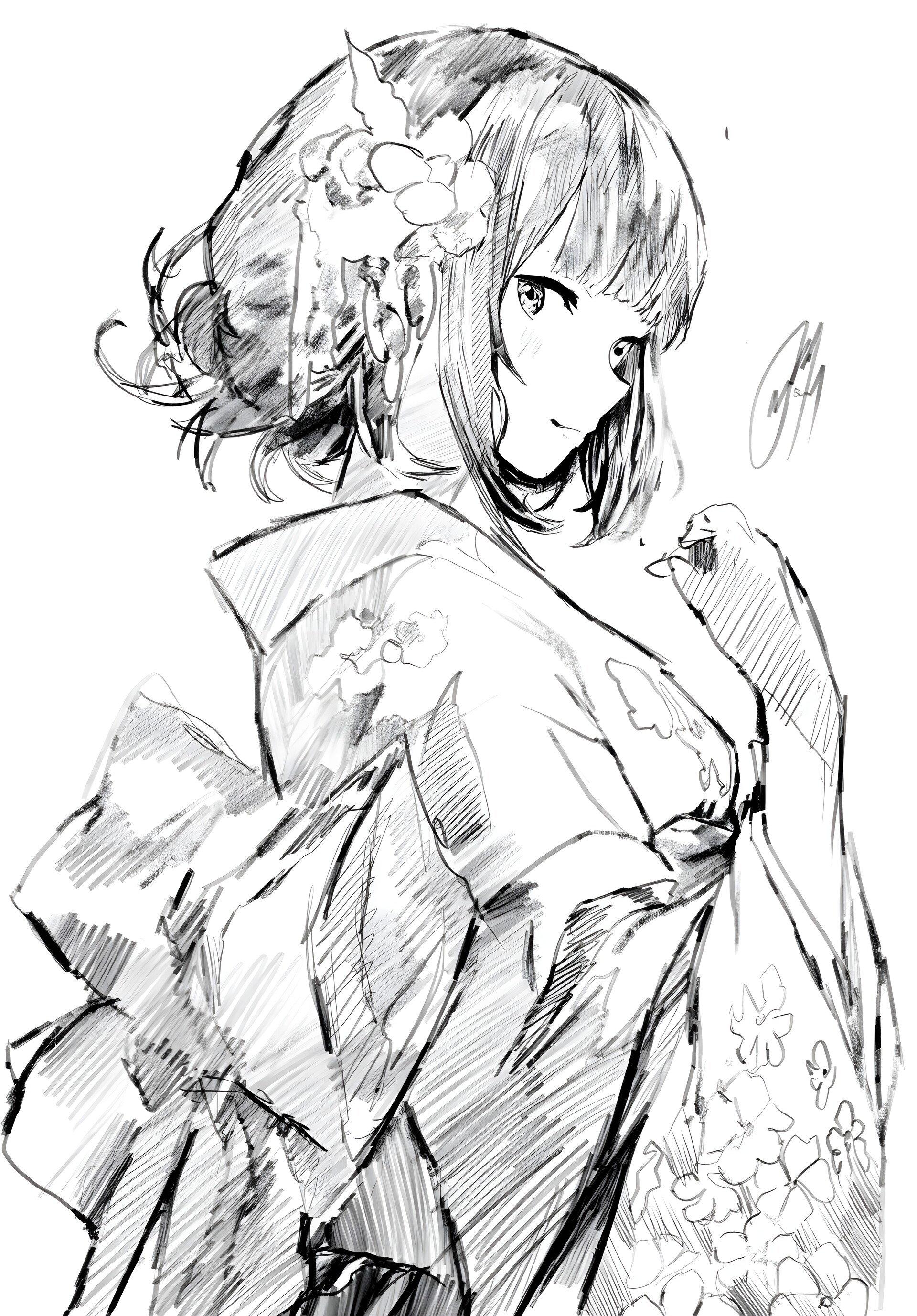 ArtStation - Jei Jei Character Concept Sketch