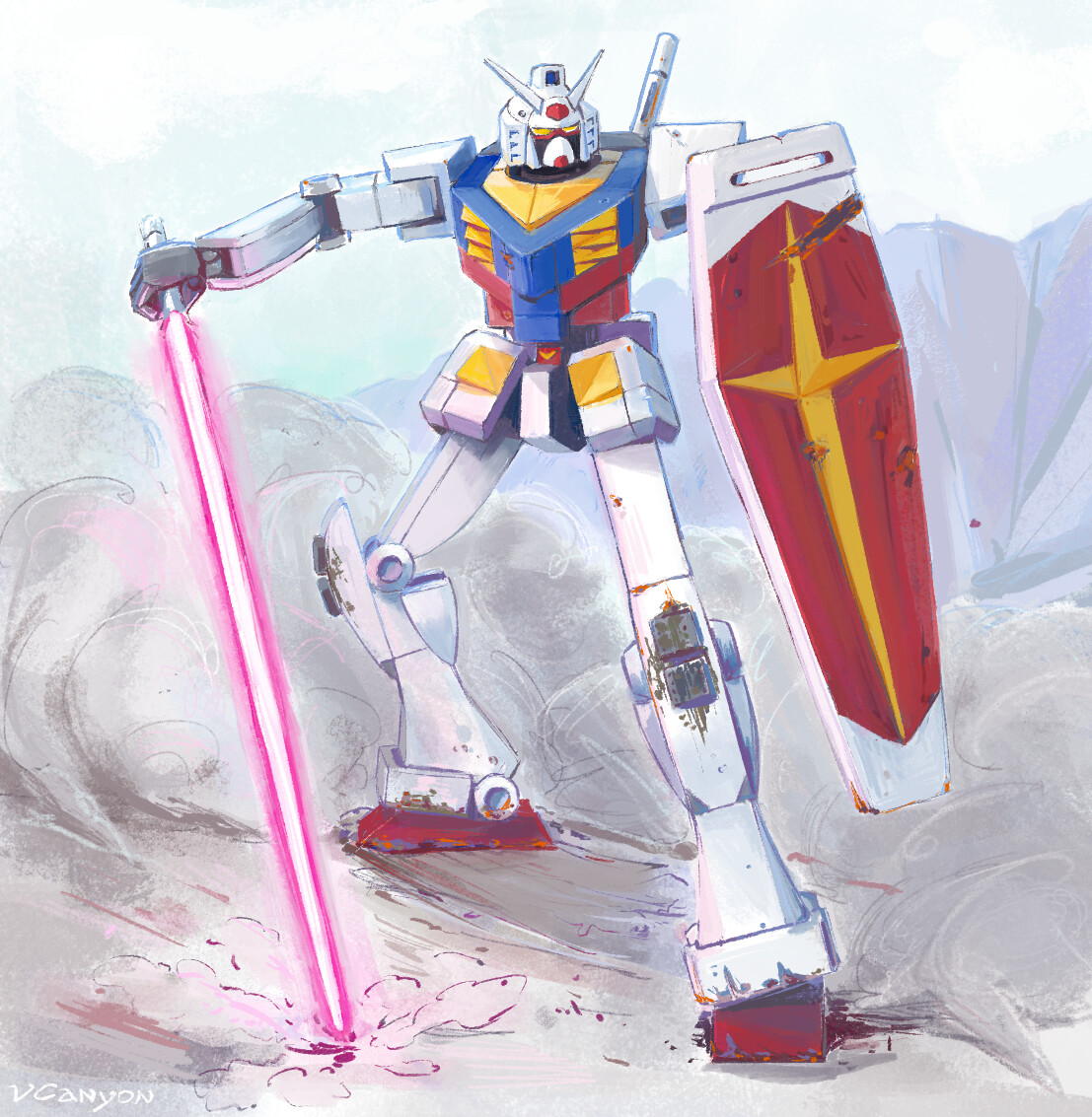 ArtStation - RX-78-2 Diaperbot