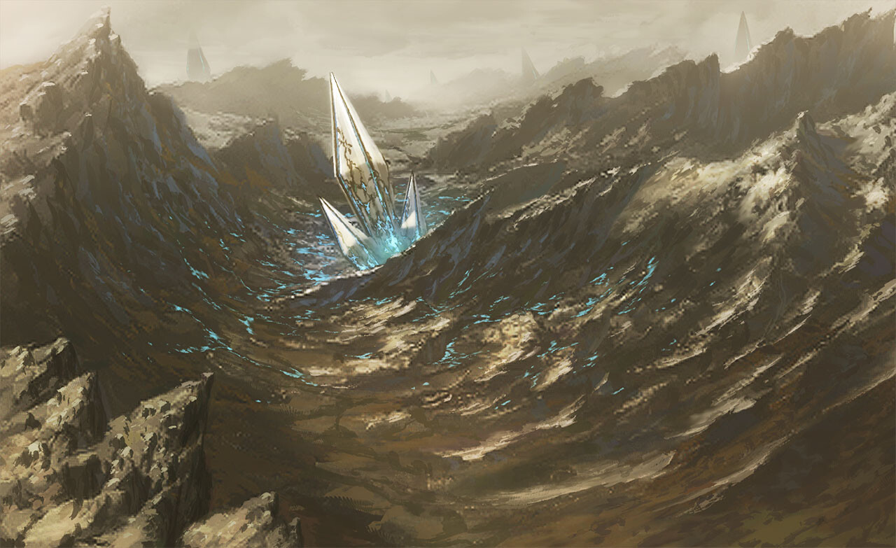 ArtStation - deserted and desolate land