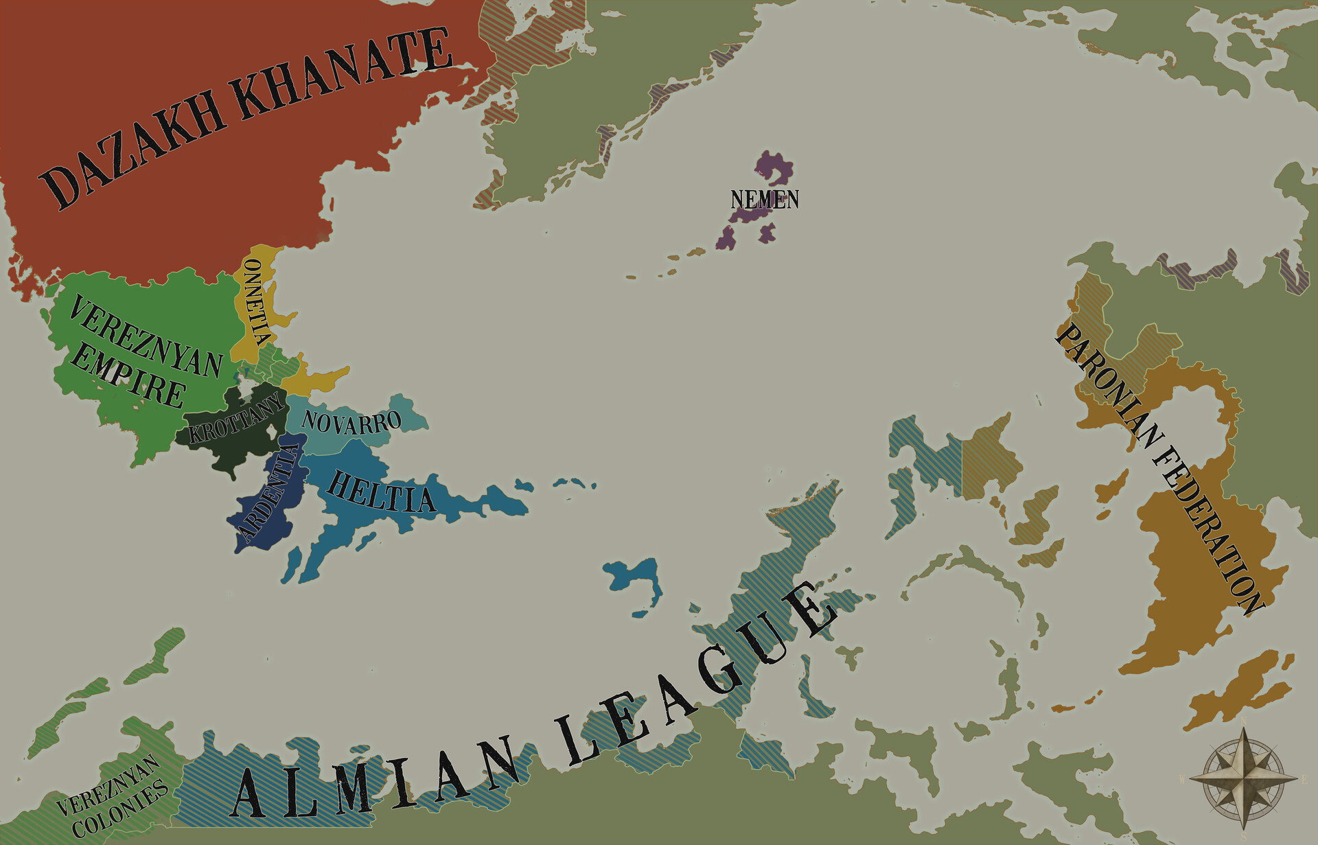 Dimitris Kontodinas - Fictional Map