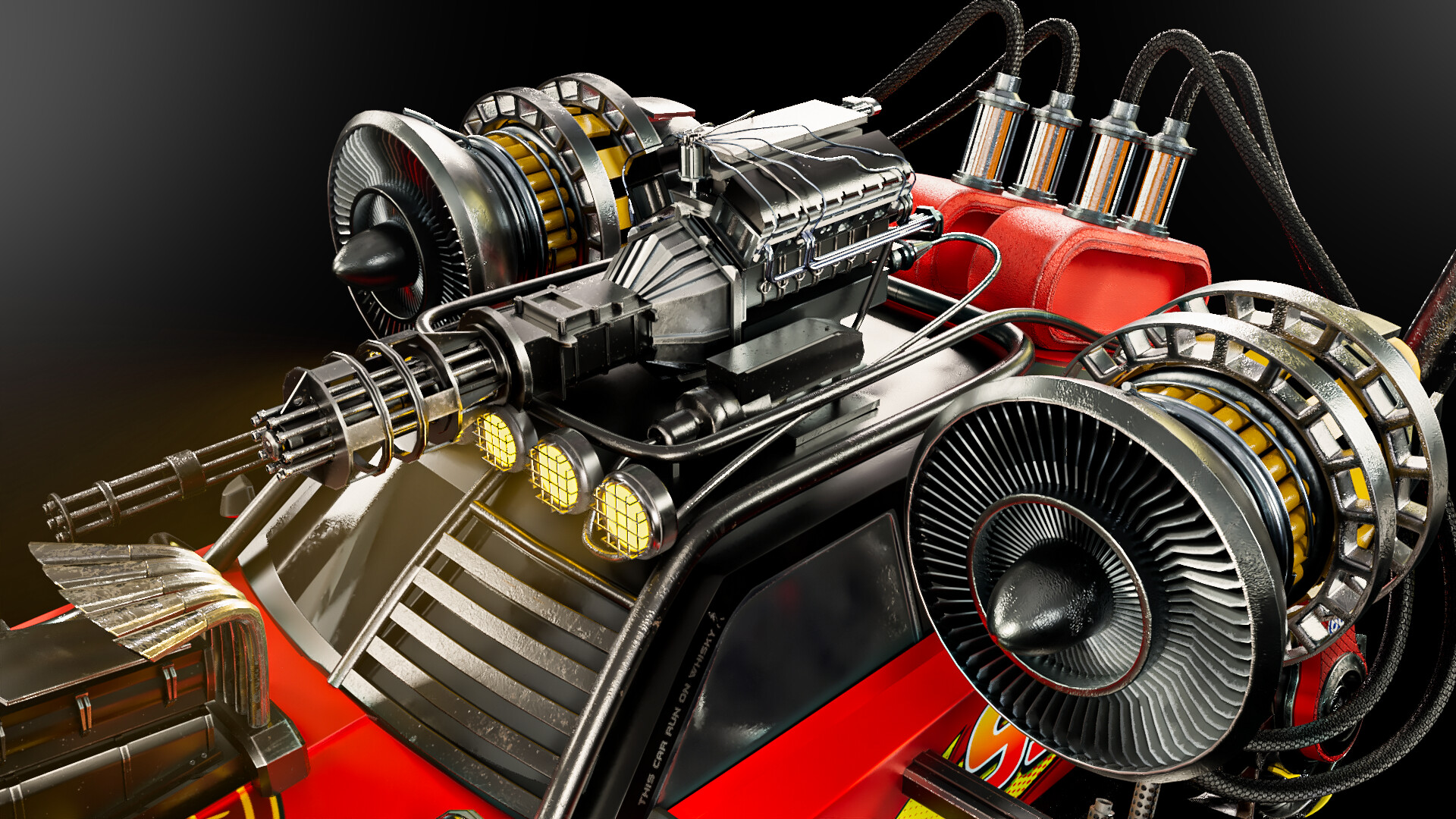 Harsh Acharya - Lighting McQueen Charger || Sci Fi Car