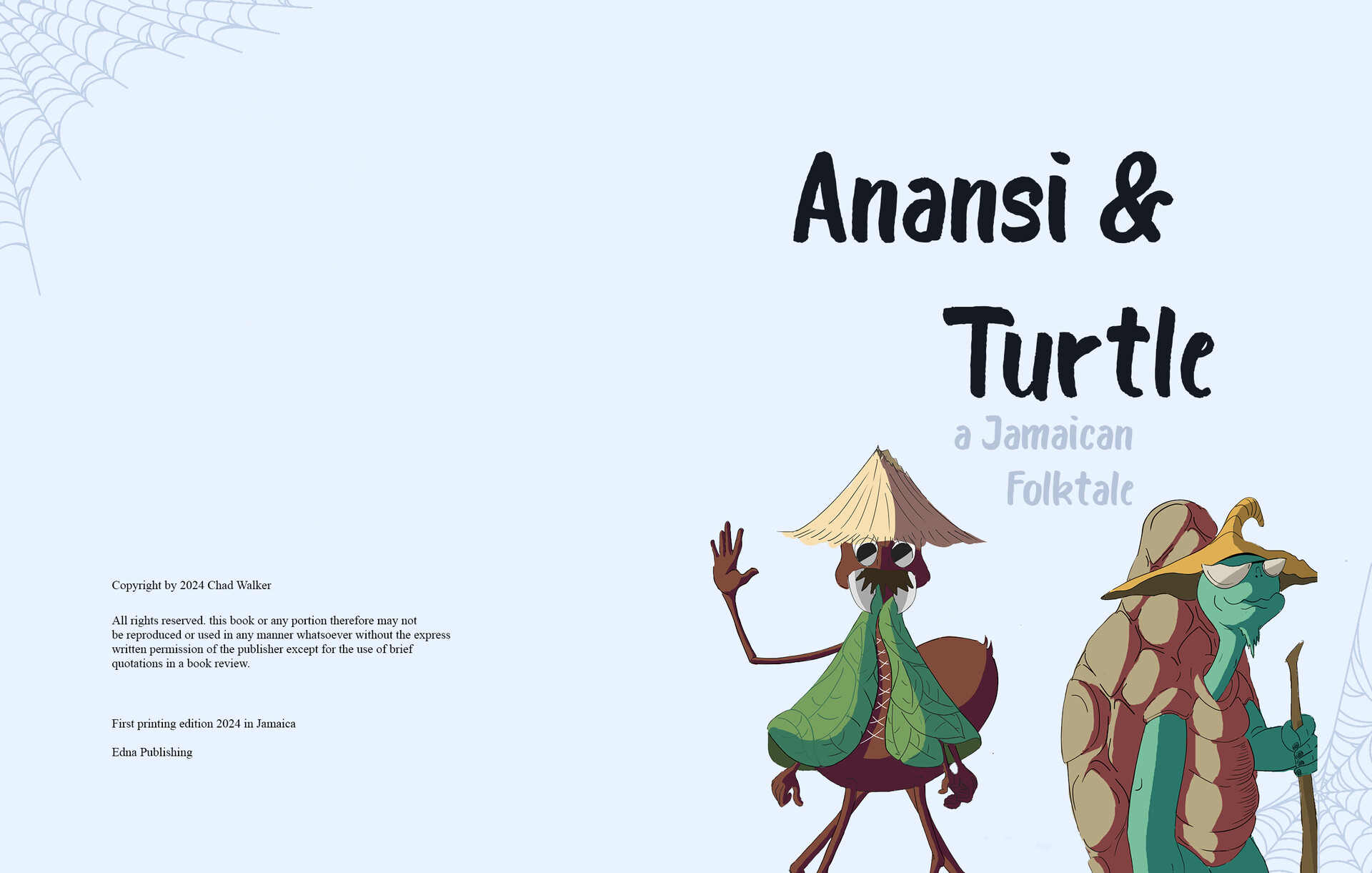 ArtStation - Anasi & Turtle a Jamaican folktale