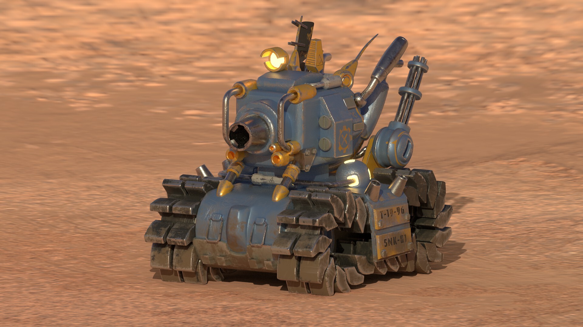 ArtStation - Metal Slug Tank