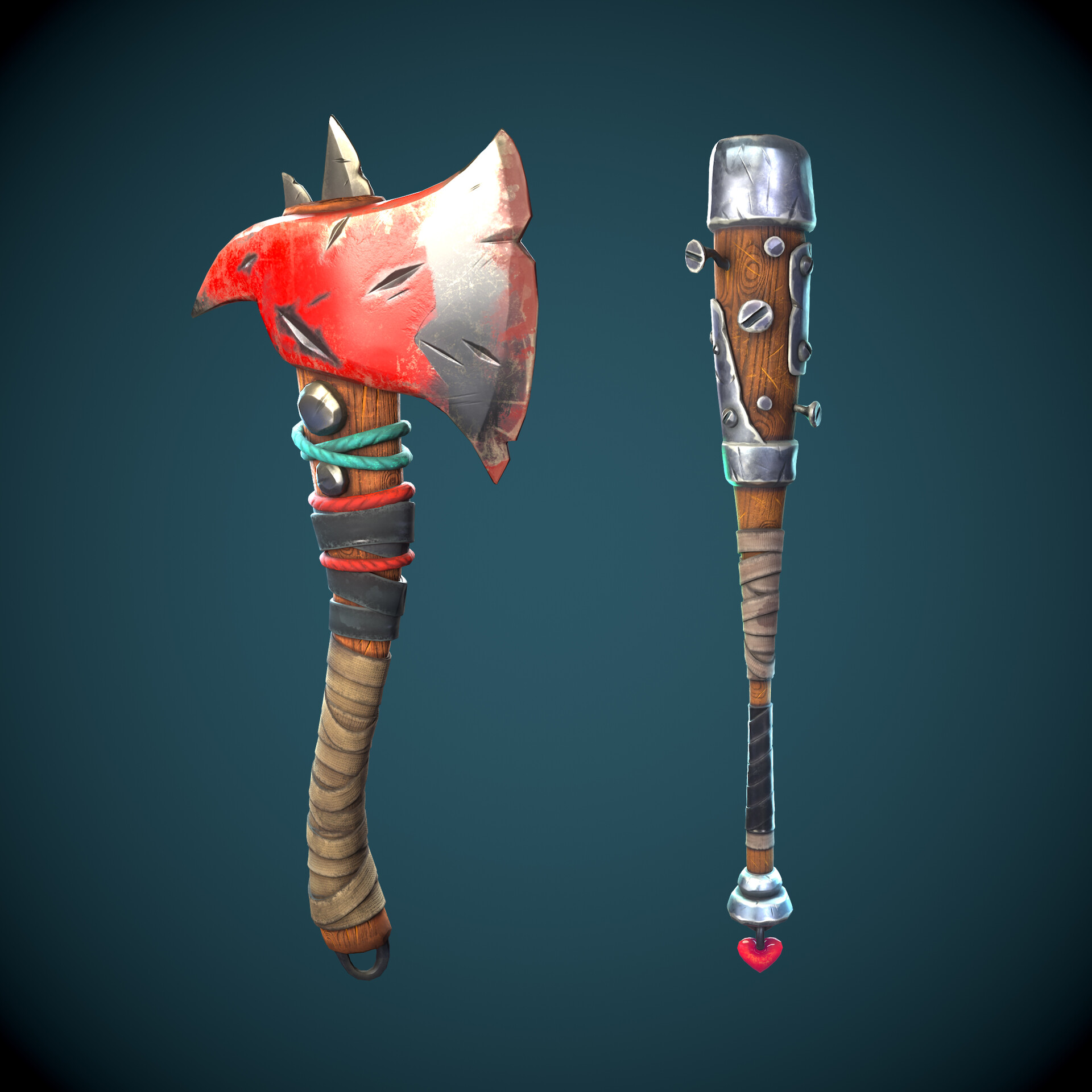 ArtStation - Ax & Bat