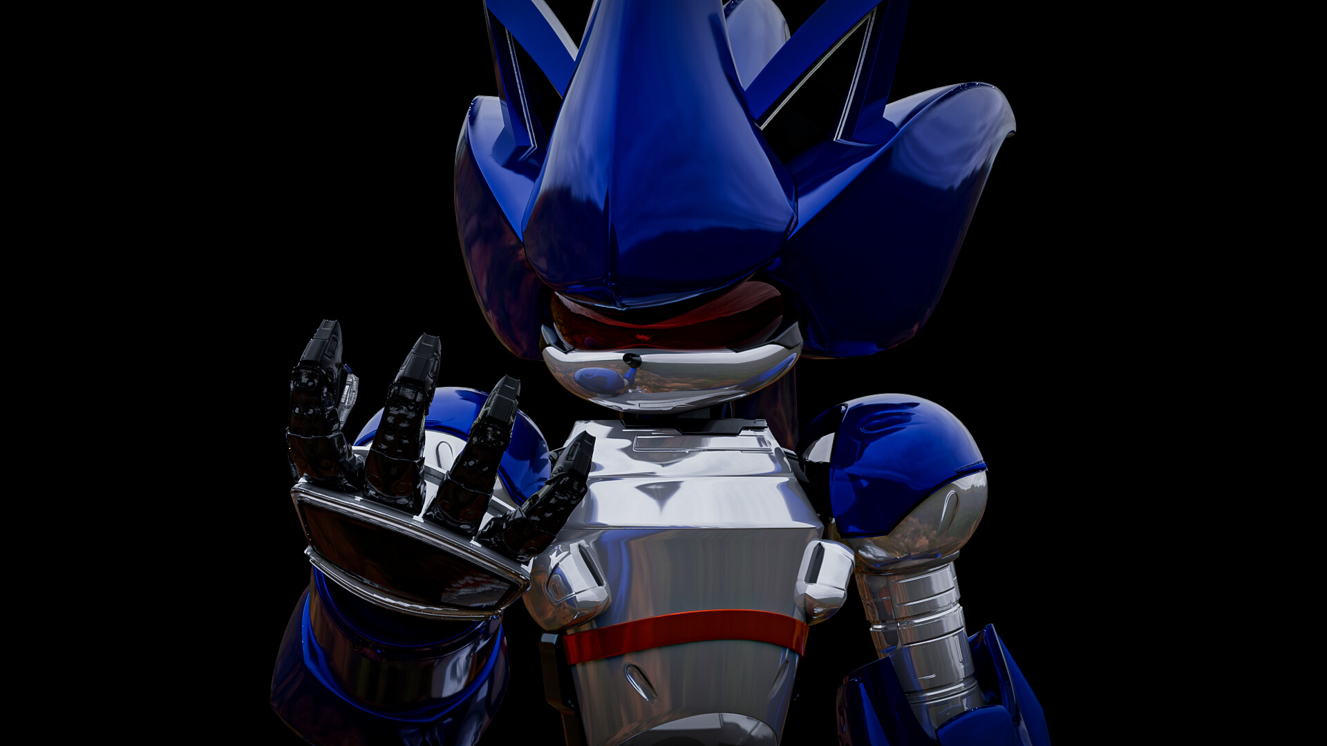 ArtStation - Mecha Sonic Mark ll