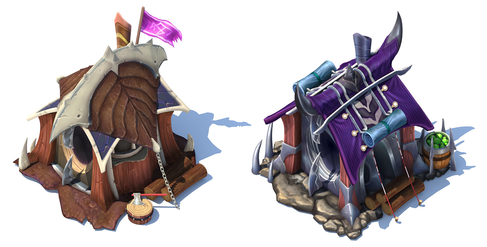 ArtStation - Hand-drawn artwork for 2.5D projects