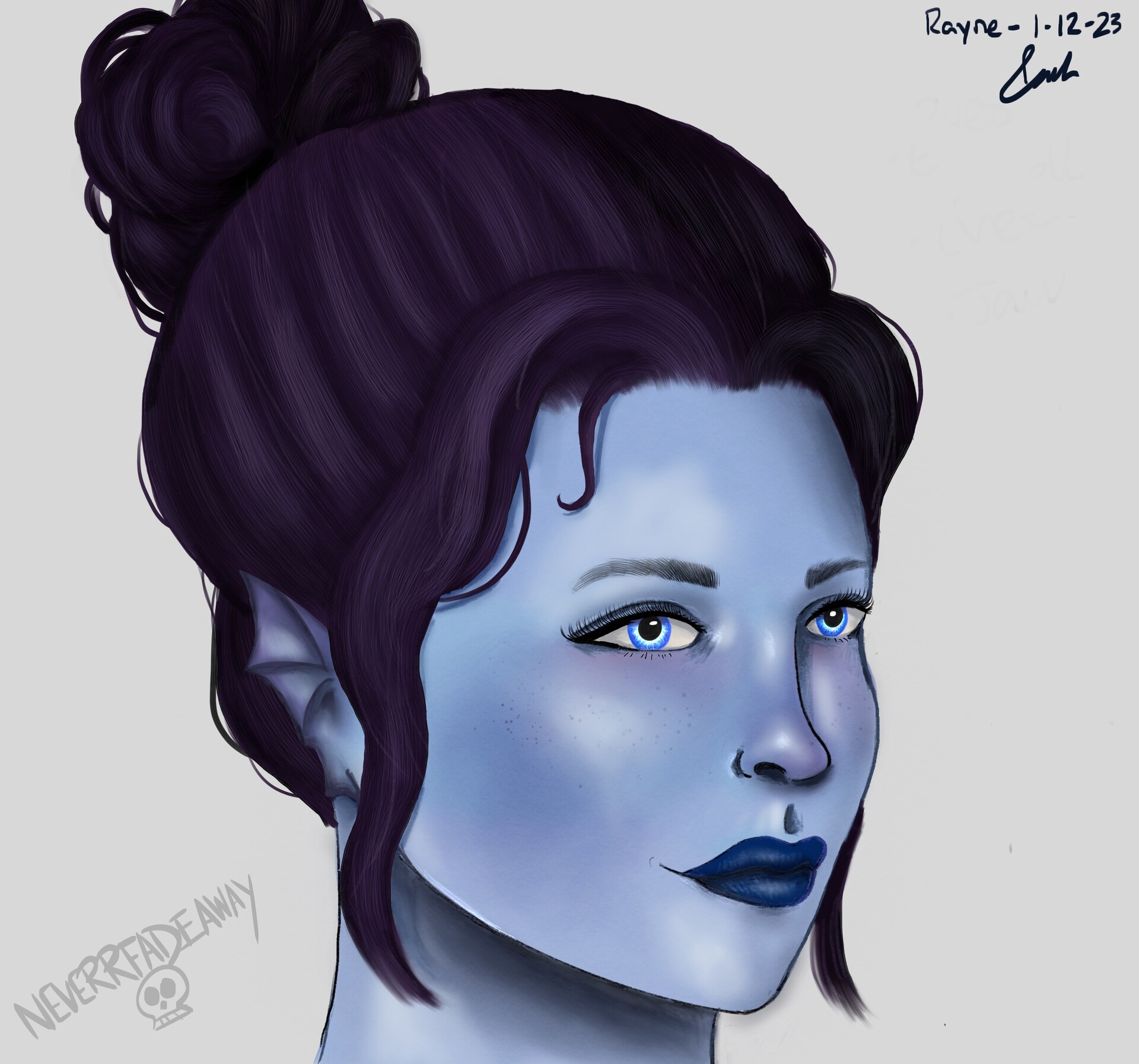 ArtStation - Rayne portrait