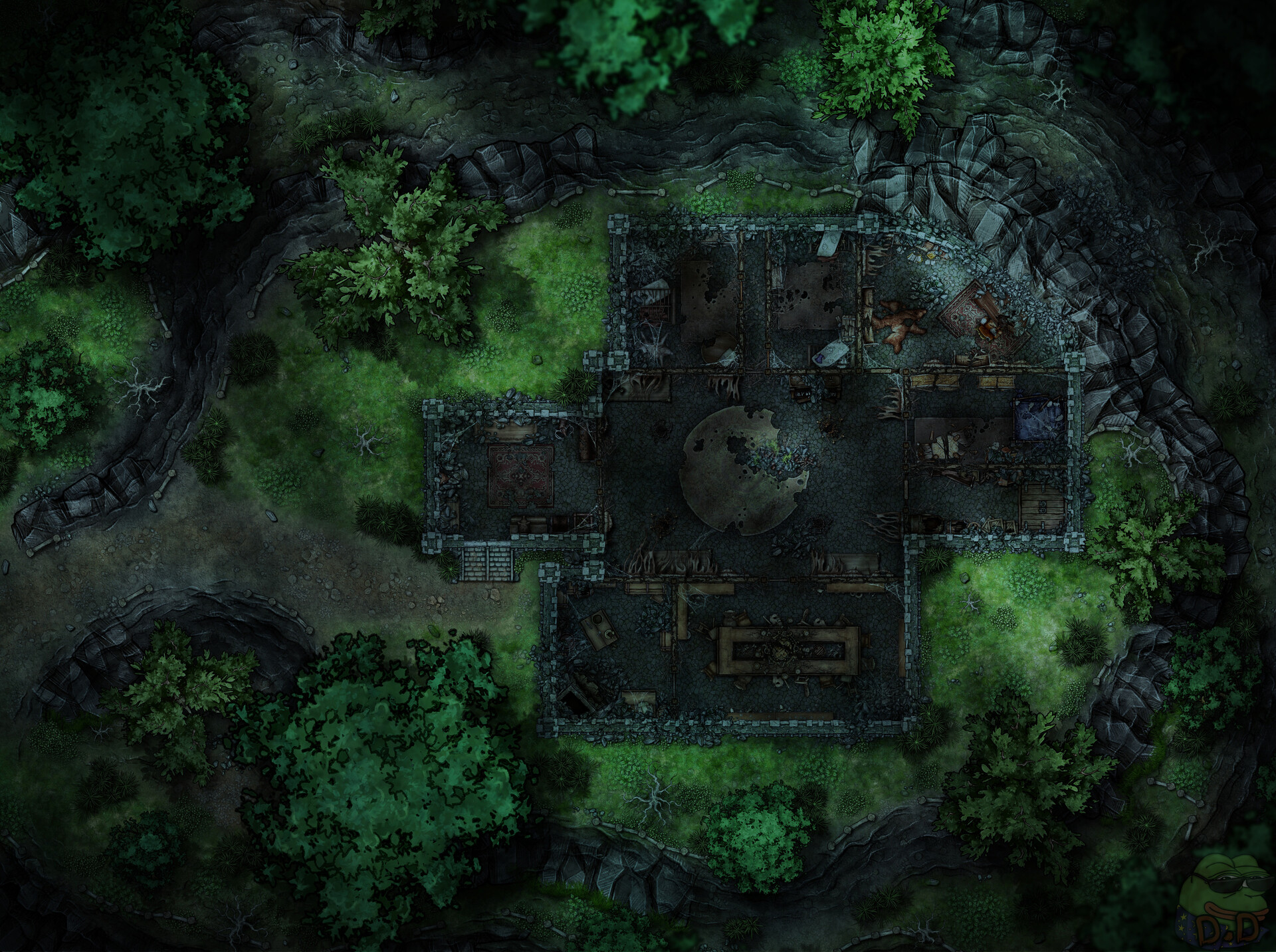 ArtStation - Tresendar Manor [Night]