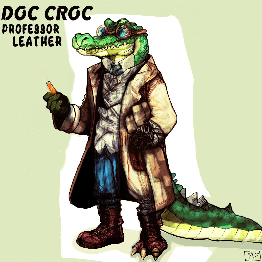 ArtStation - Doc Croc aka Professor Leather