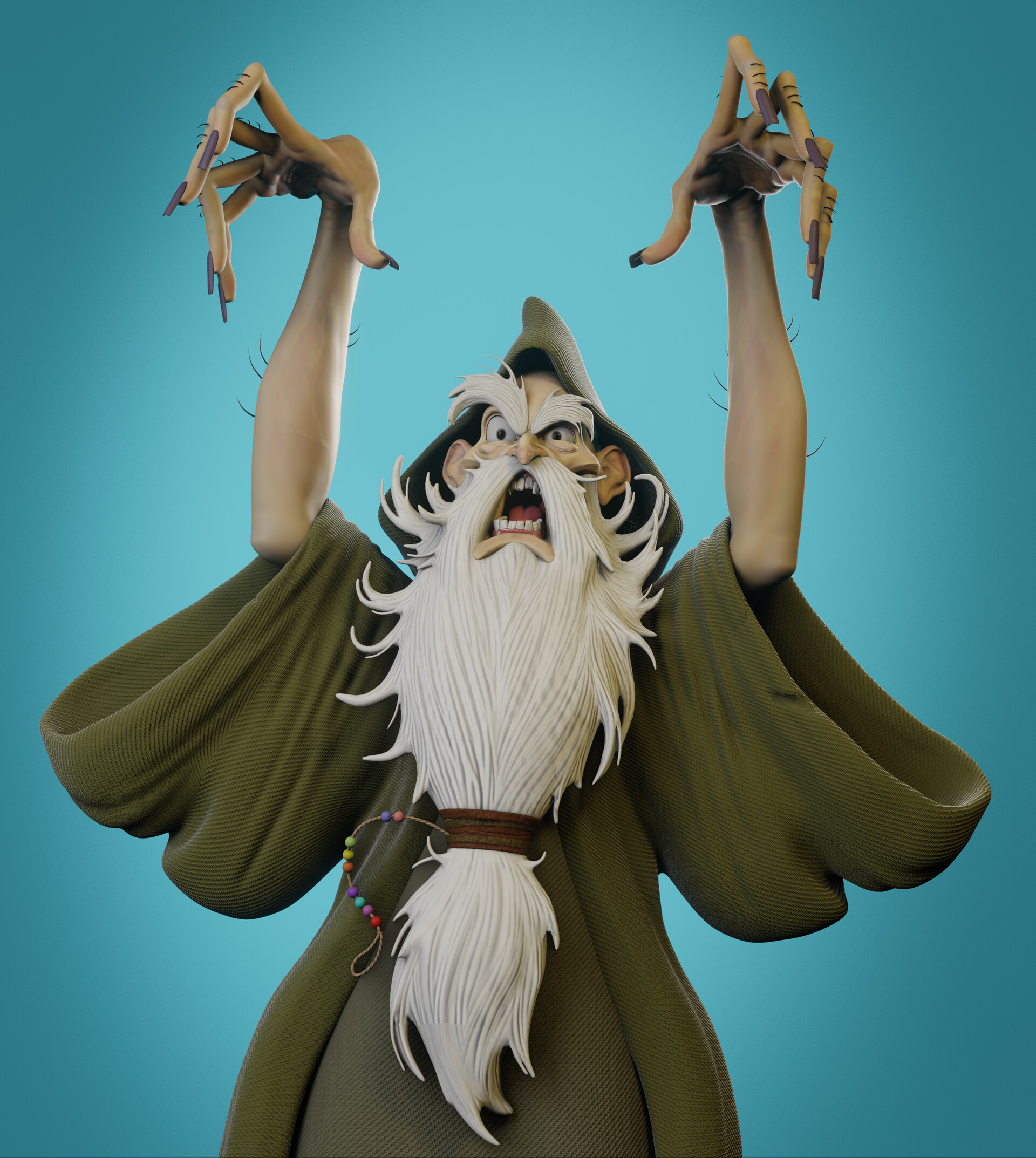 ArtStation - Stylized Wizard Fanart