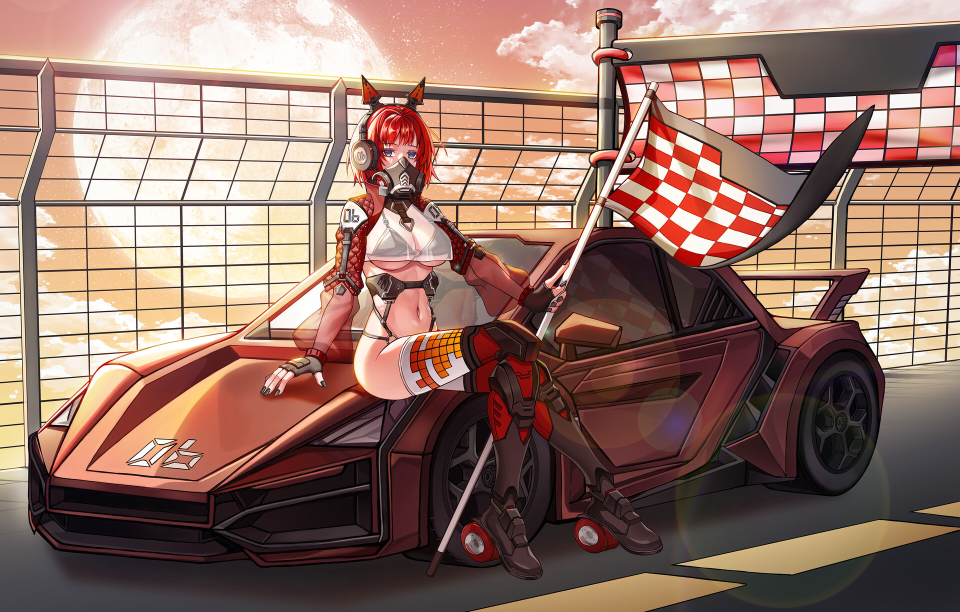 ArtStation - Racing girl