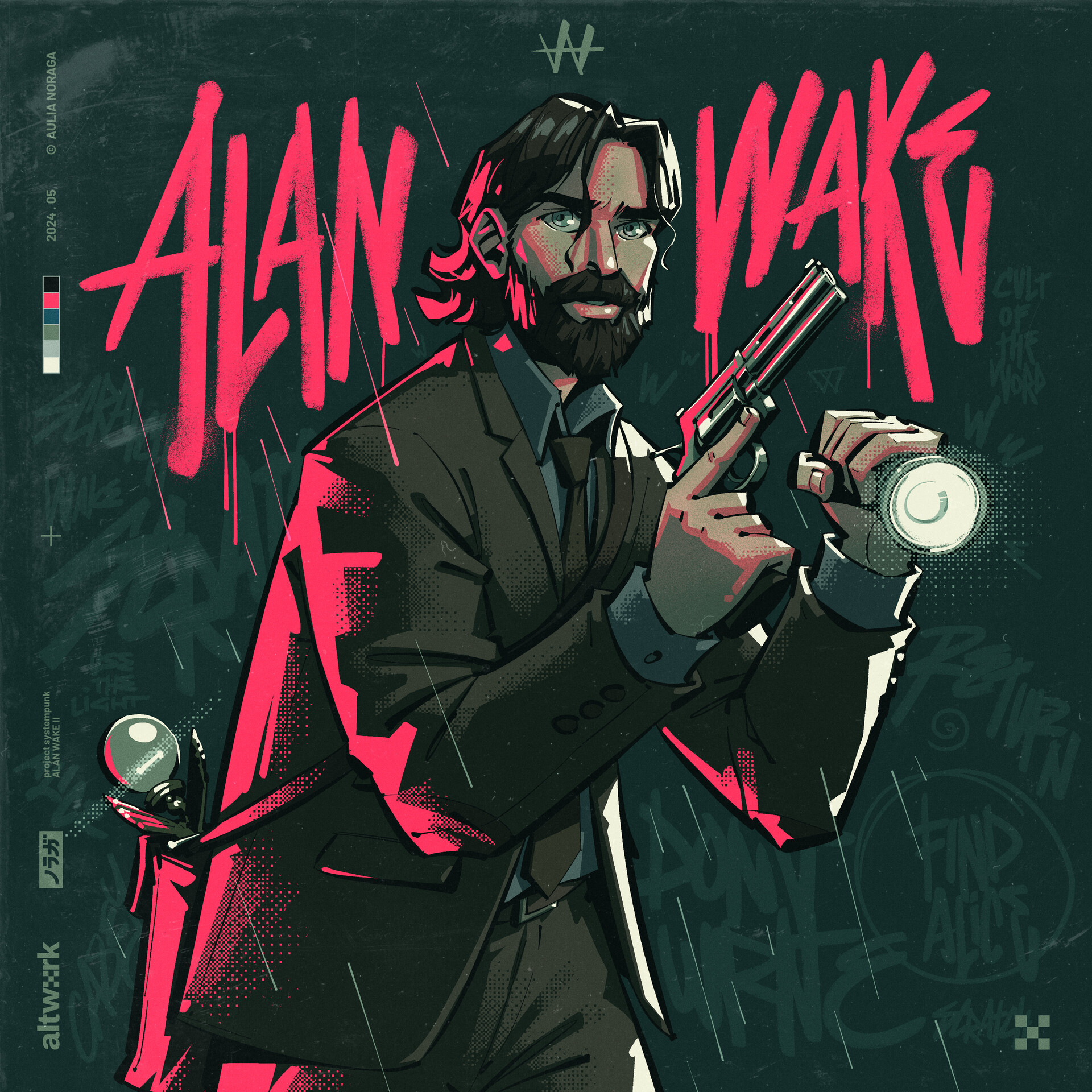 ArtStation - Alan Wake 2 Fan Art