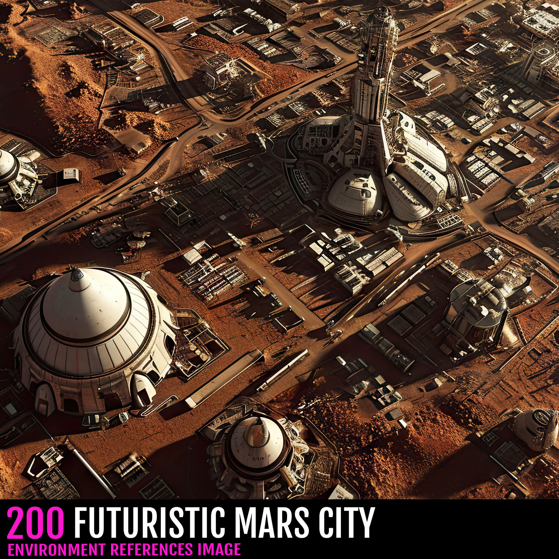 ArtStation - 200 FUTURISTIC MARS CITY / 4K