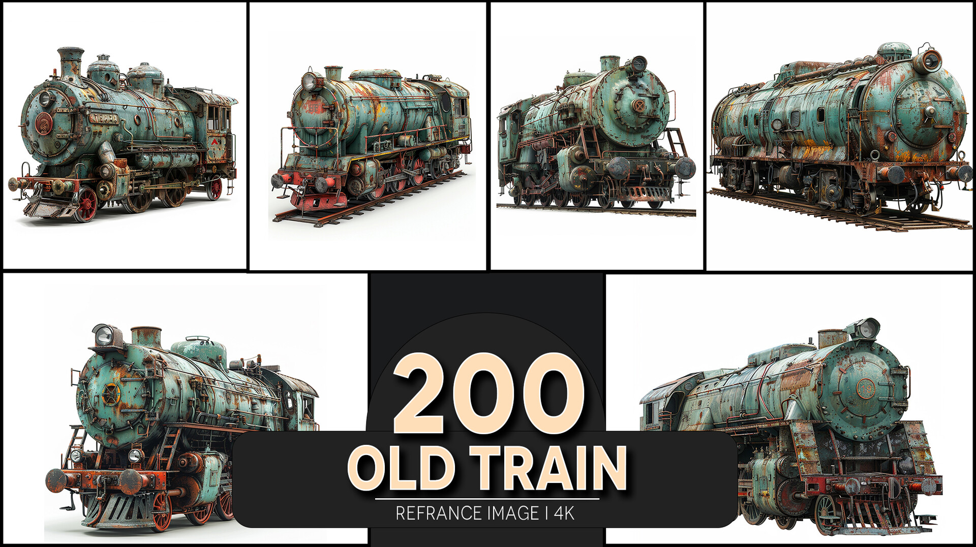 Pixel Ref - Old Train 4K Reference/Concept Images