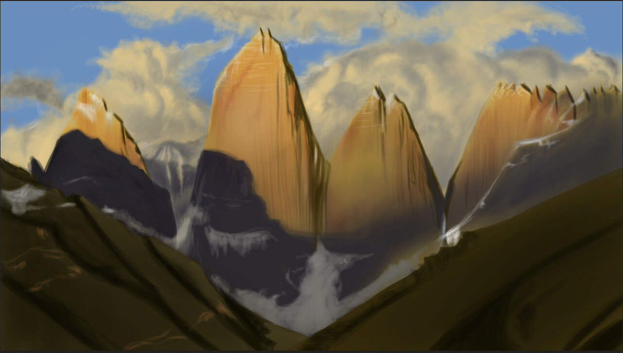 ArtStation - mountains