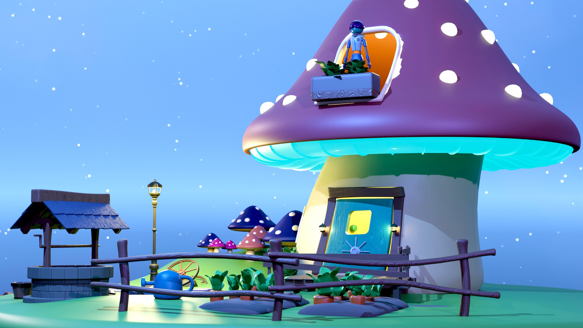 ArtStation - Mushroom Land.