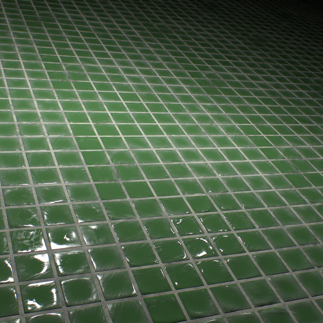 ArtStation - Glazed tiles Material