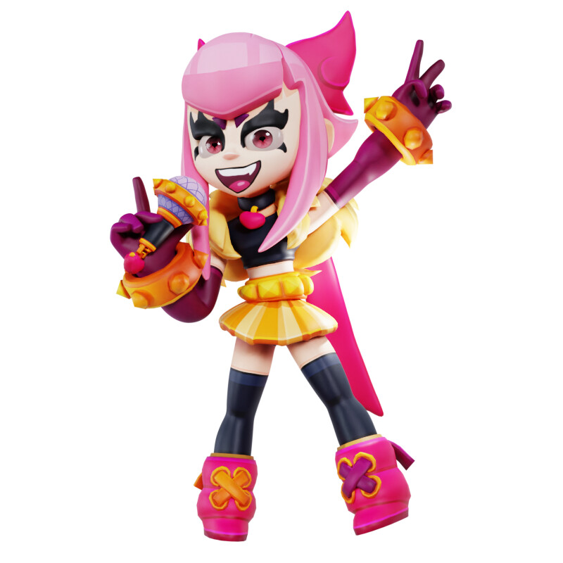 ArtStation - Melodie brawl stars.