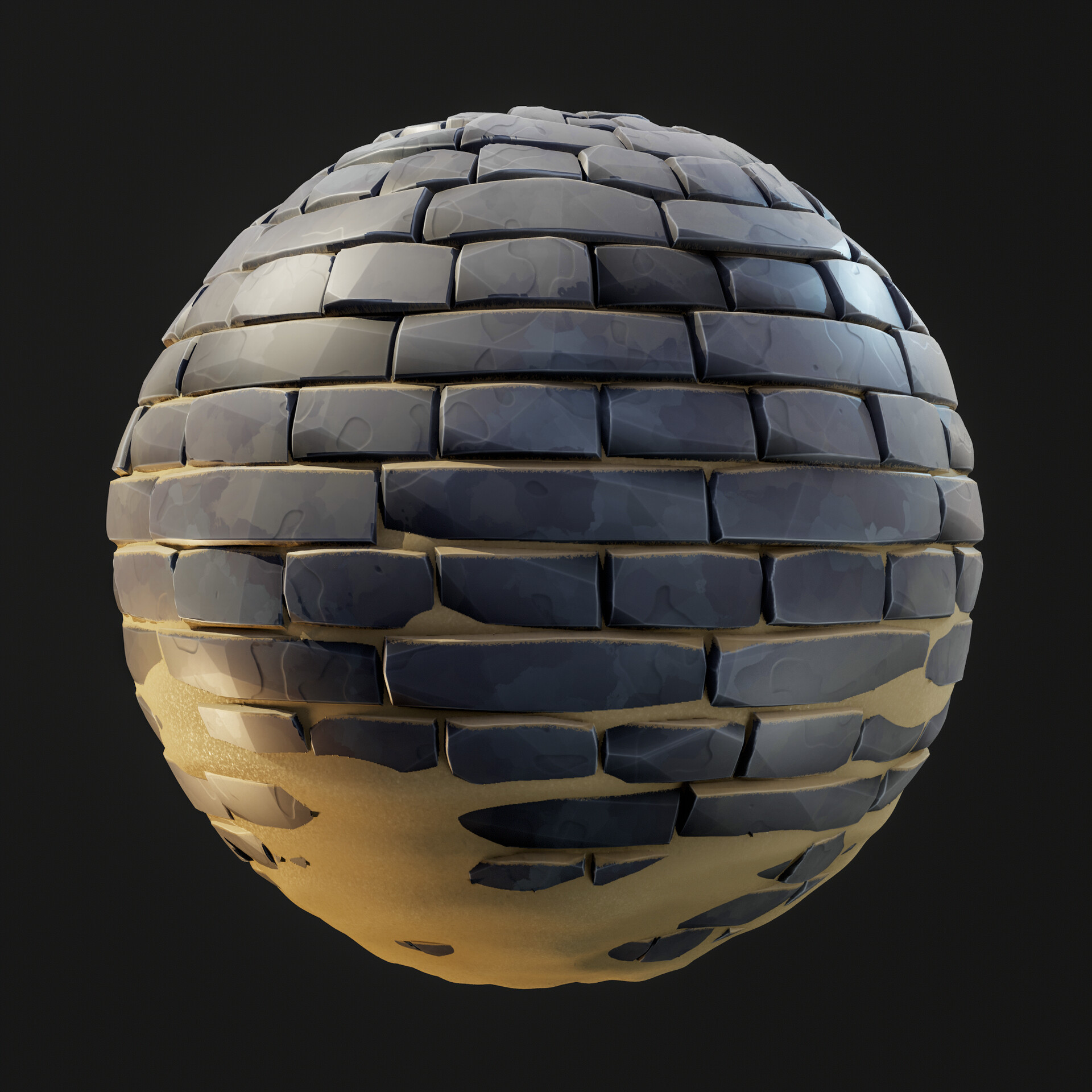 ArtStation - Stylized Bricks