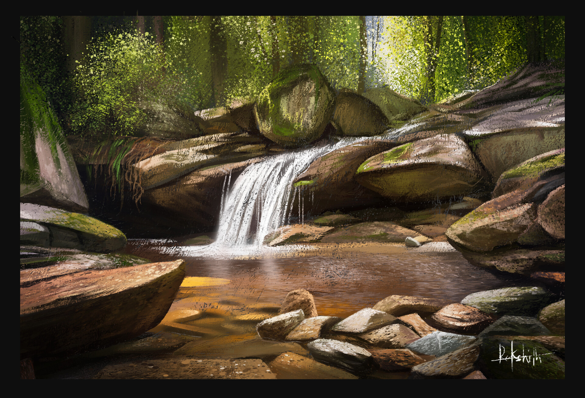 ArtStation - Waterfall