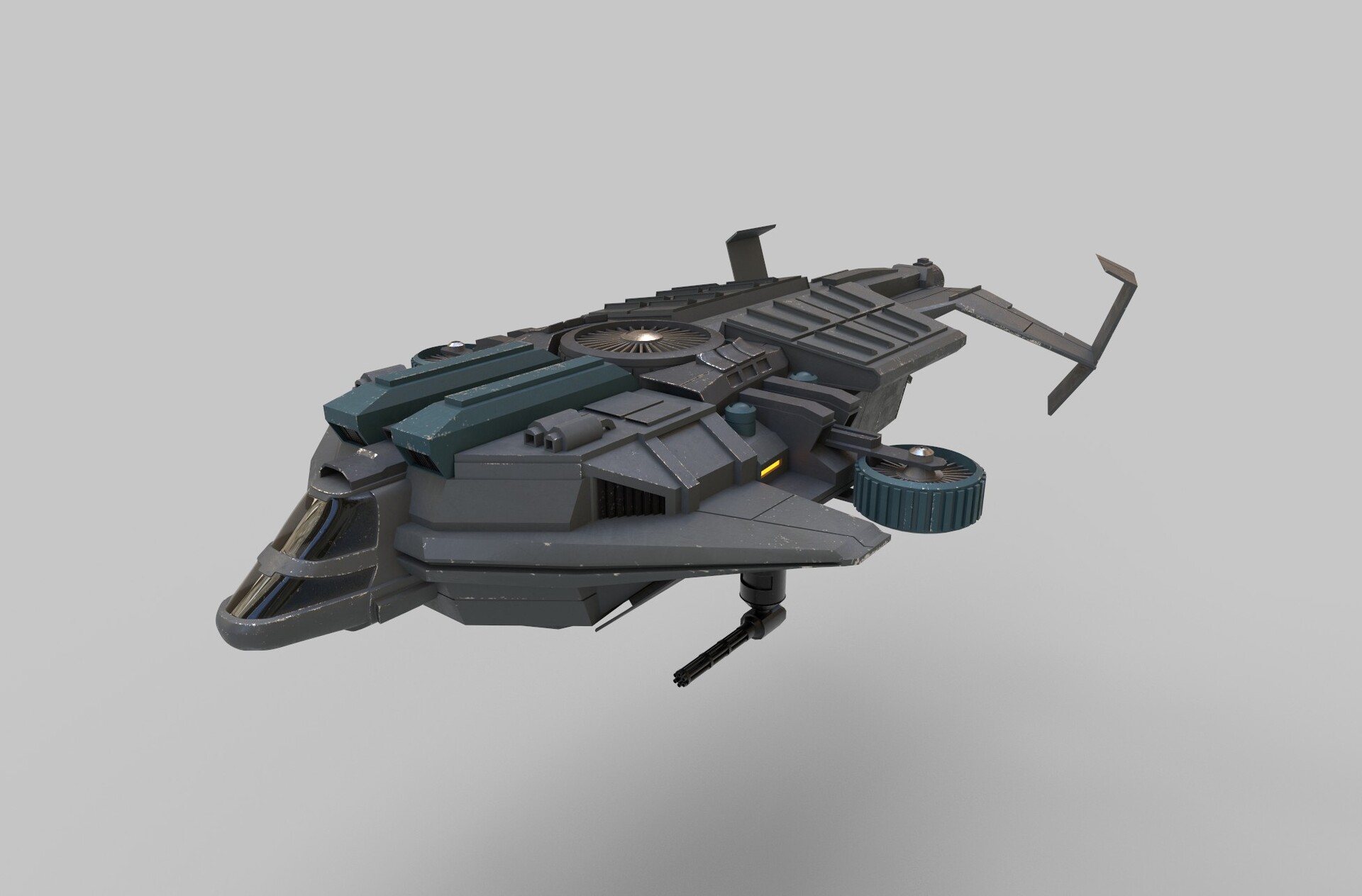 ArtStation - Mental Omega Thor Gunship fan art