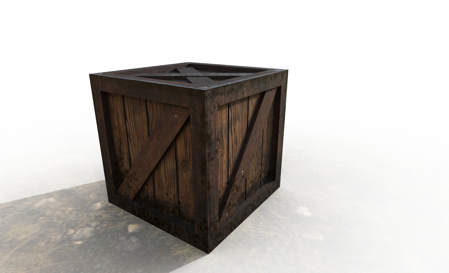 ArtStation - Custom painted crate!