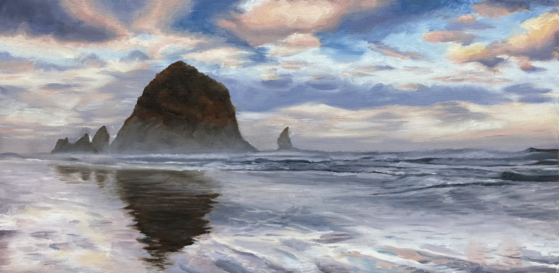 ArtStation - Oregon Coast Oil on Canvas