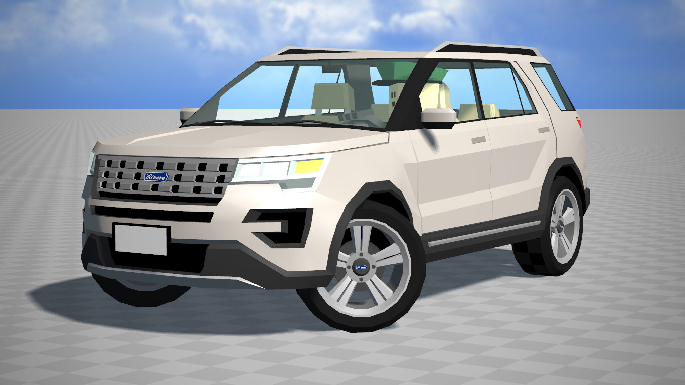 ArtStation - Ford Explorer 3D Low Poly Model