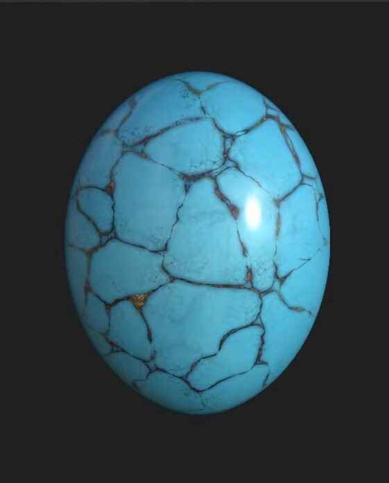 Xinping Cui - Turquoise Material