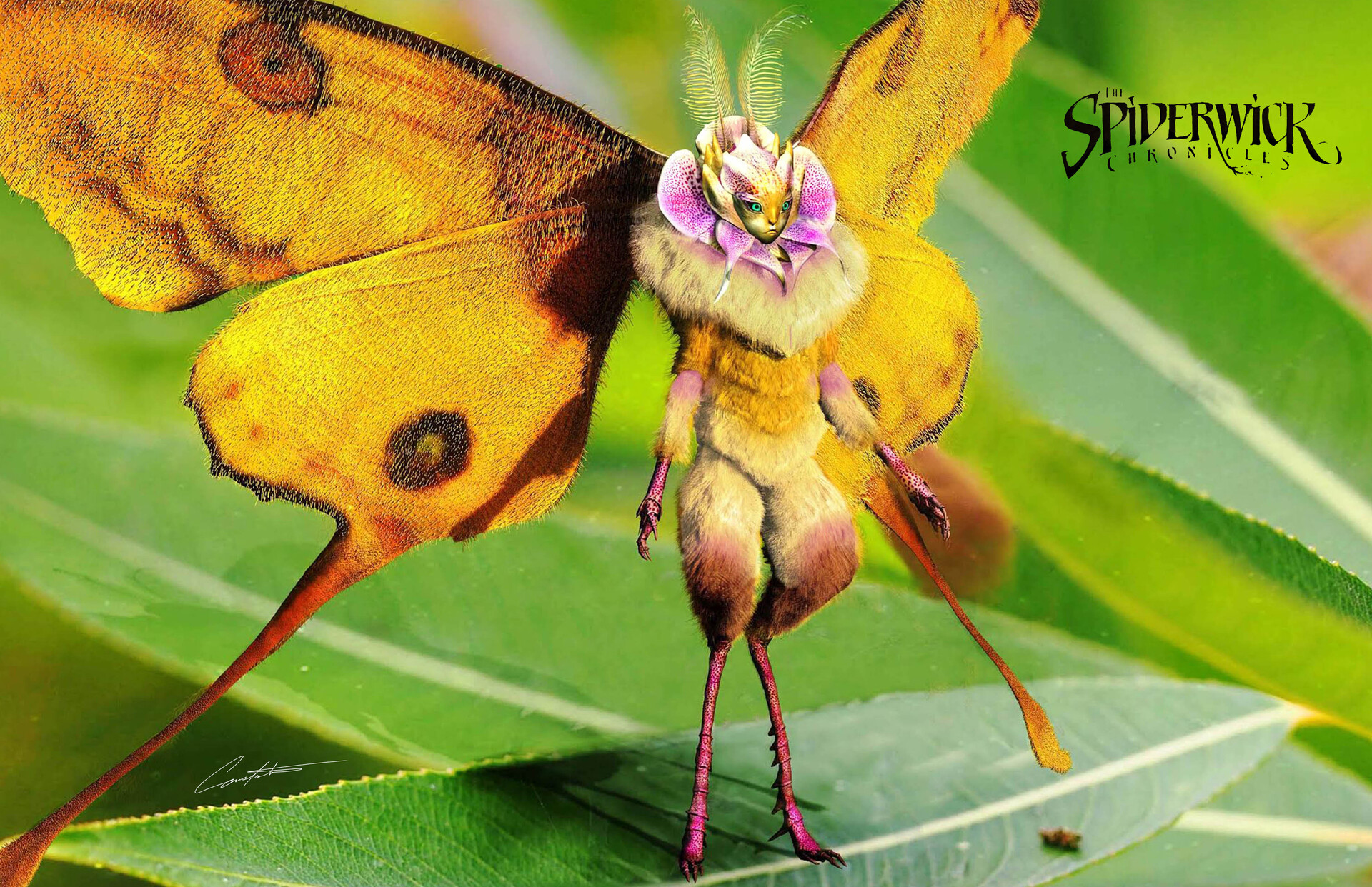 Constantine Sekeris - Spiderwick Roku Series "Moth Fairy Design"