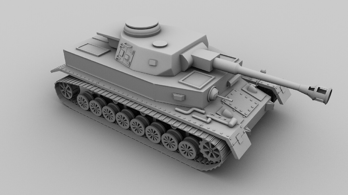 ArtStation - TANK 3D MODEL