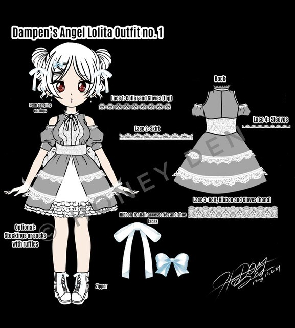 ArtStation - Angel Outfit for Dampen Daleth