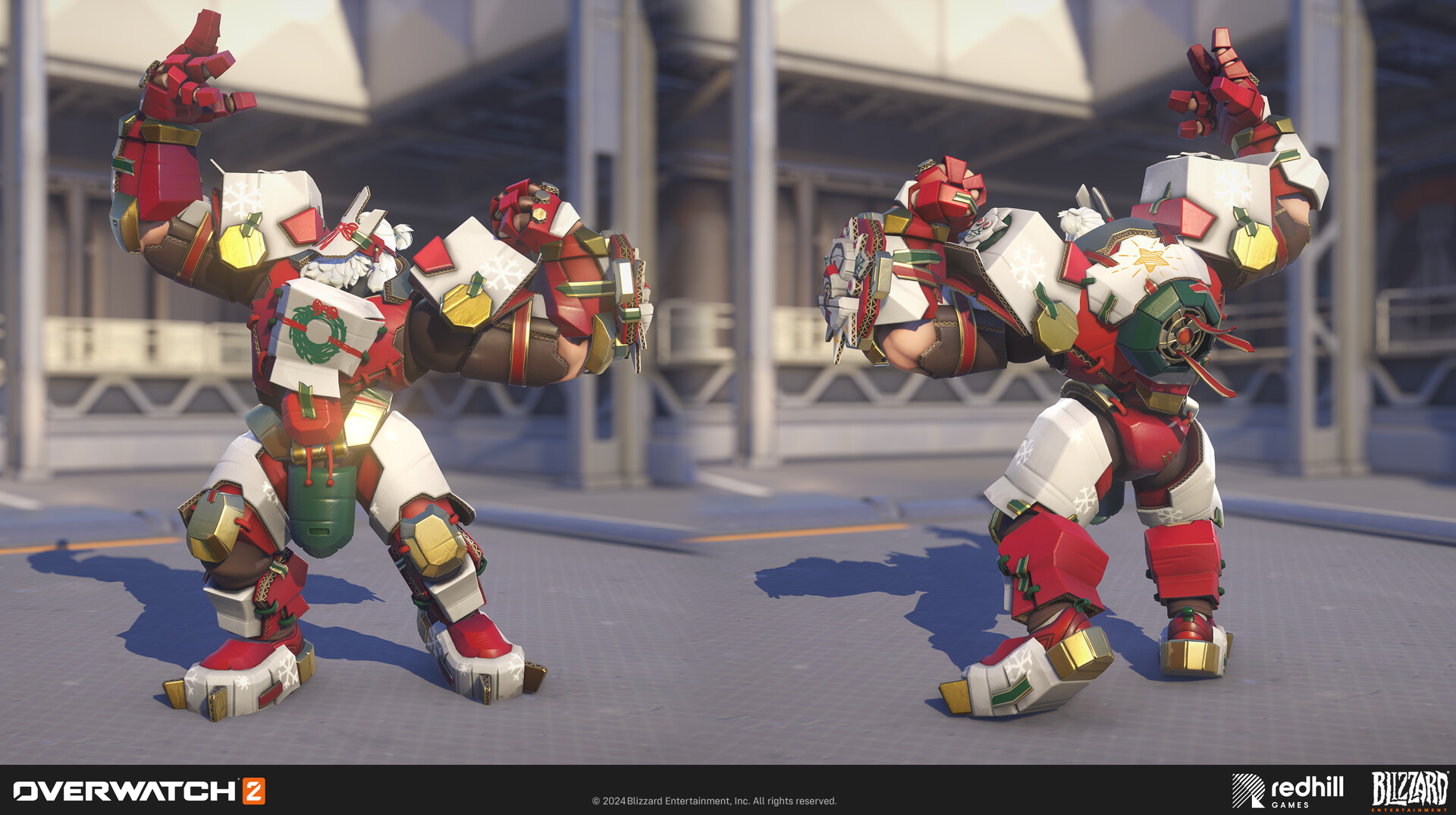 Tim Paauwe - OVERWATCH 2 - Reinhard 'Wrapping Paper' Character Skin