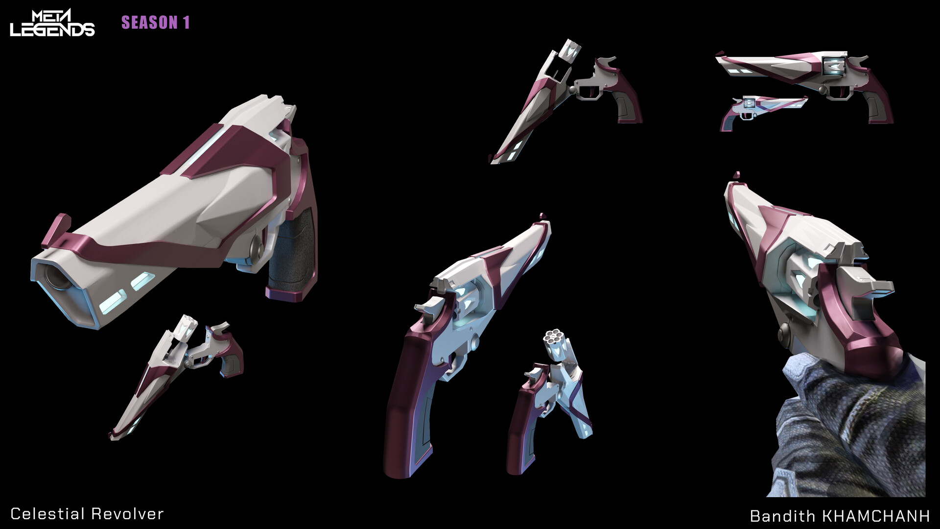 ArtStation - Weapon design Revolver