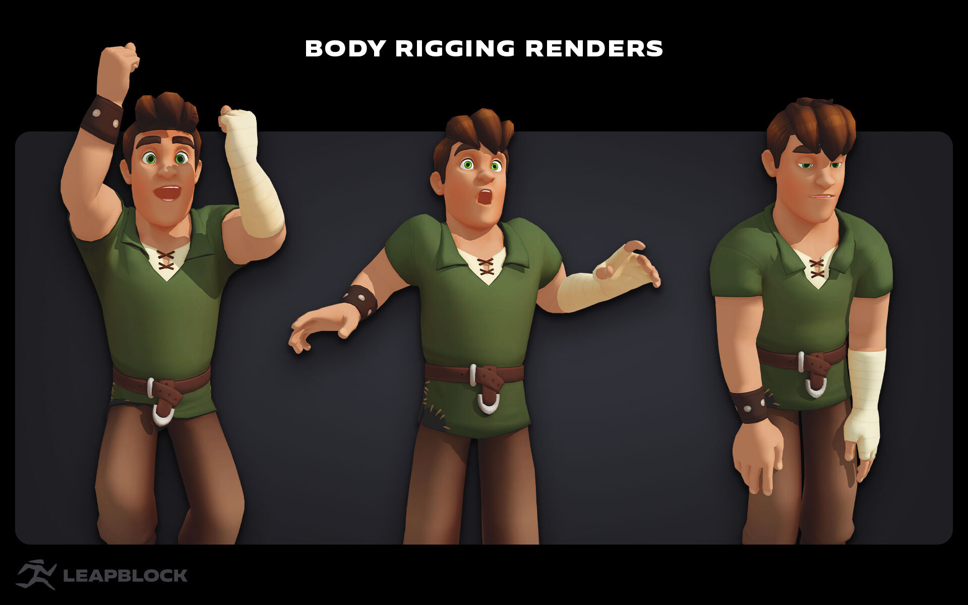 LeapBlock - Nathan - Full Character Design