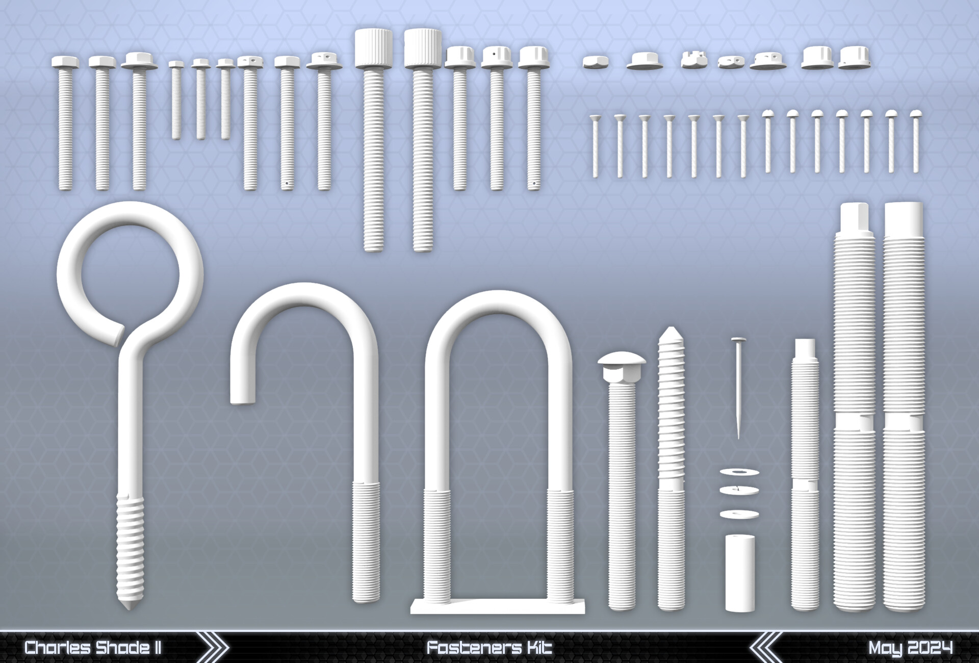 ArtStation - Fasteners Kit