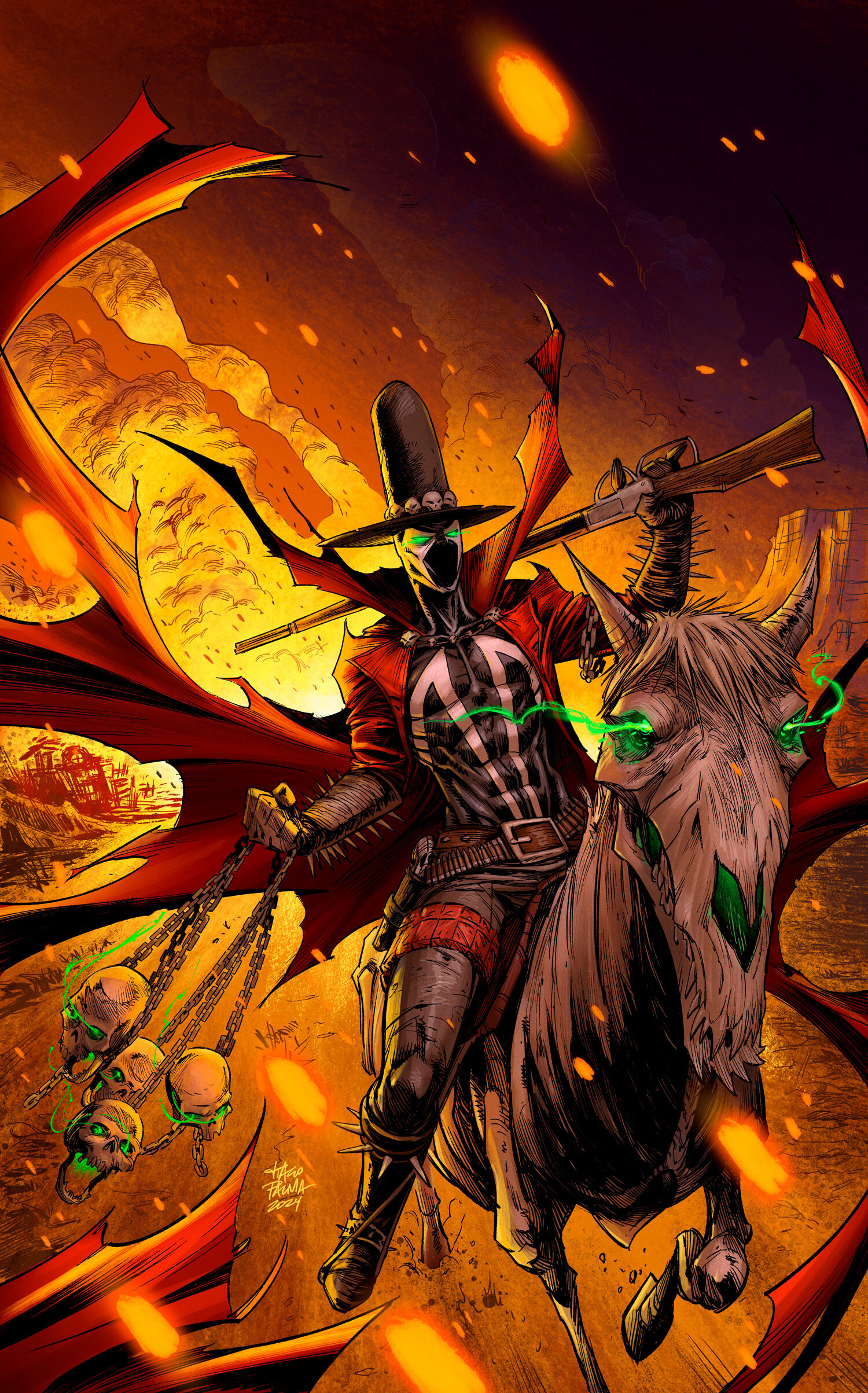 ArtStation - Gunslinger Spawn Cover Challenge