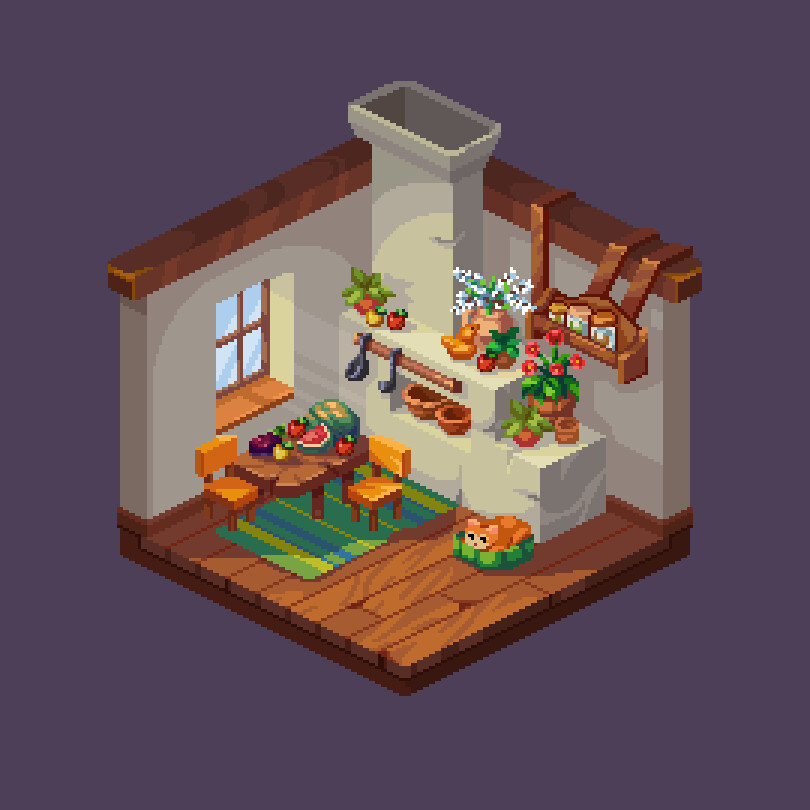 ArtStation - Isometric room