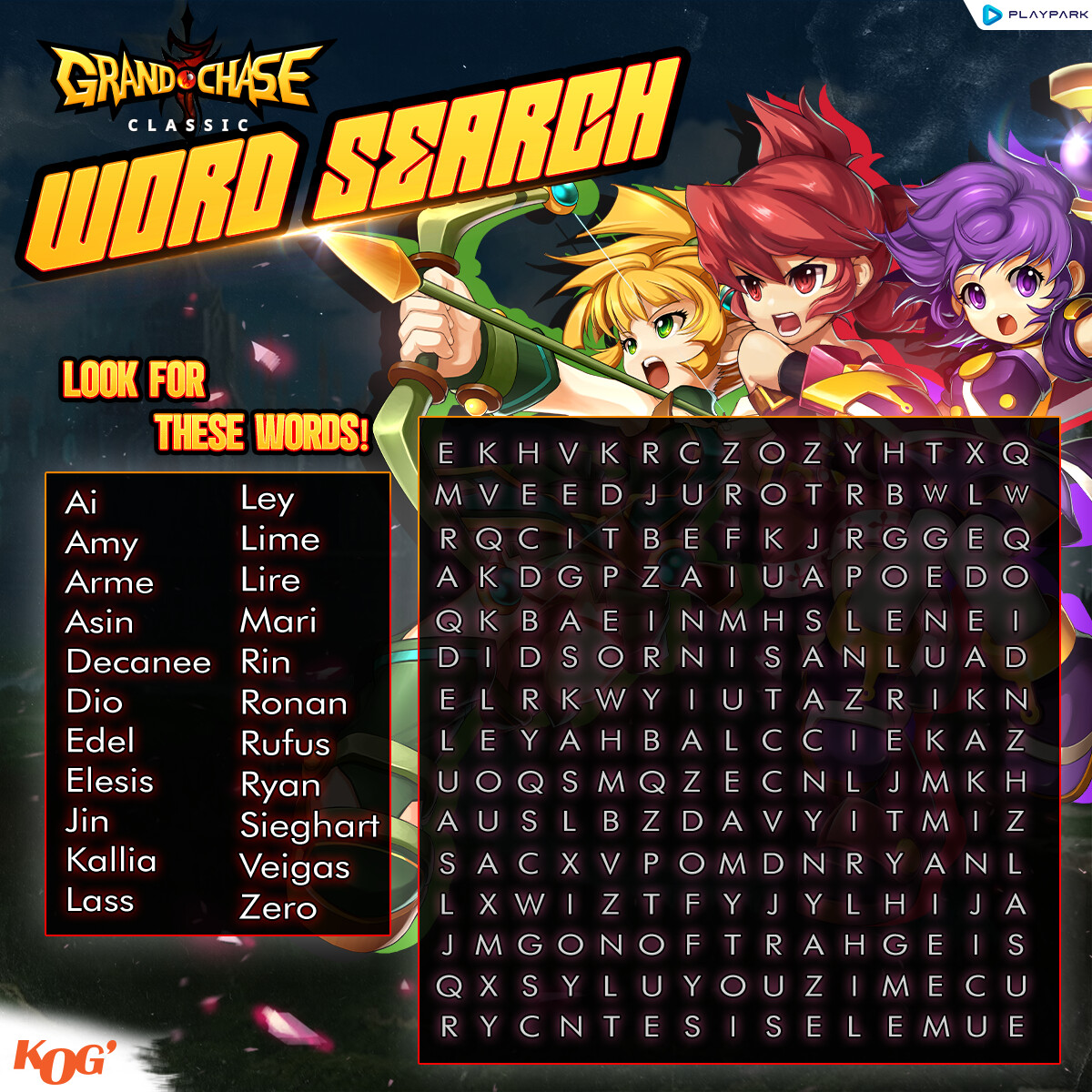 ArtStation - Grand Chase Classic Word Search